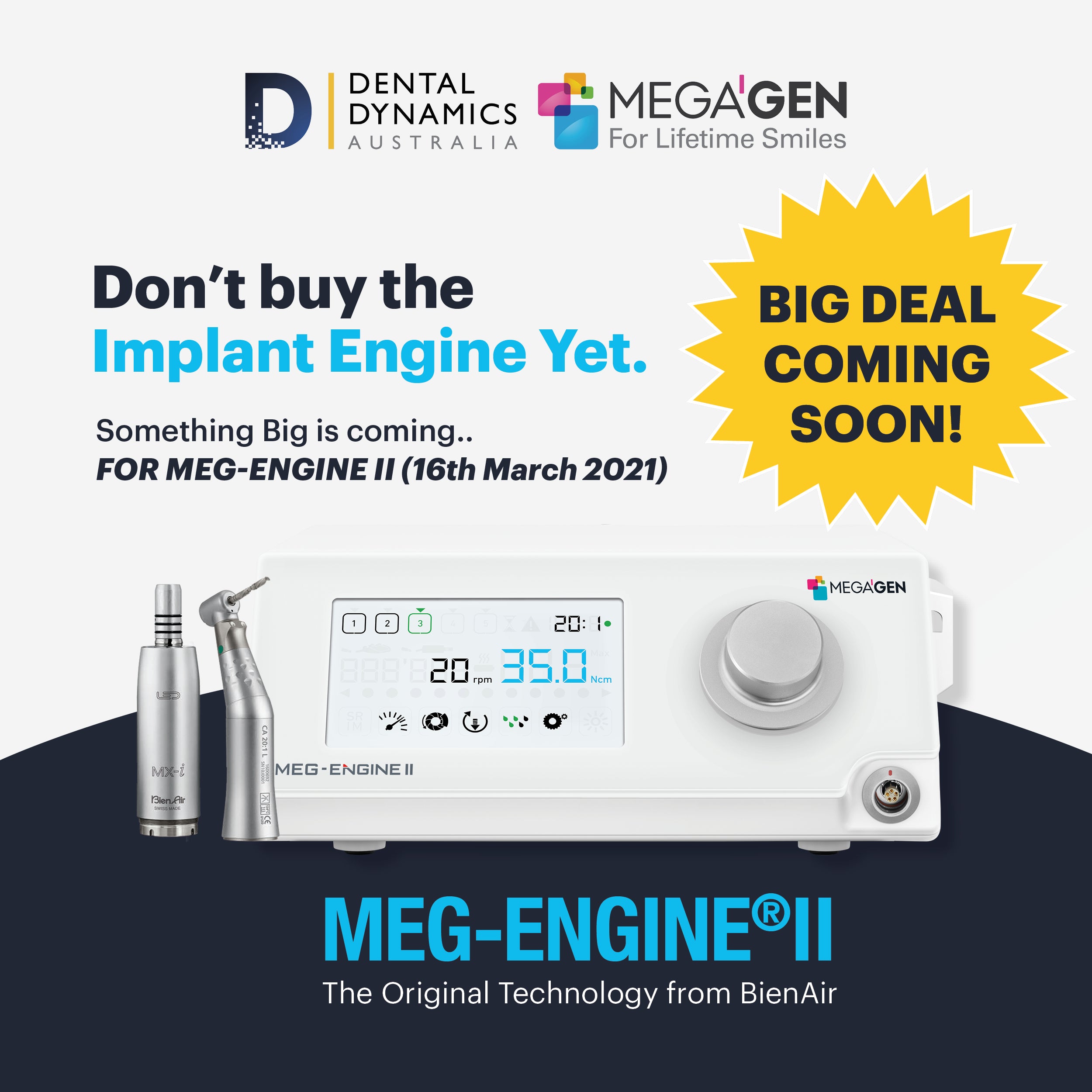 Something Big is coming...for MEG-ENGINE II (16th March 2021)