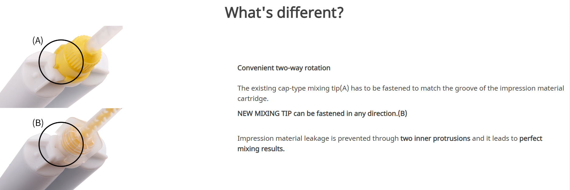 Seil Global - New mixing tip for catridge system